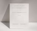 Printable Monthly Dashboard Planner Inserts – Onwards + Upwards